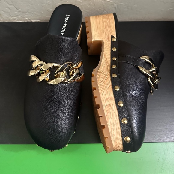 Lisa Vicky | Shoes | Lisa Vicky Vigor Clog In Black Womans Size 9 Nwob ...